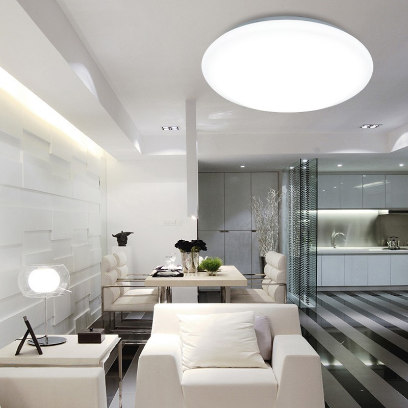 Leon Light โคมเพดาน โคมซาลาเปา พร้อมหลอด LED 24W แสงขาว 420x110x420 mm ...