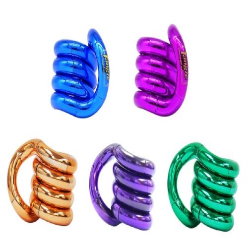 Kiddo Pacific Tangle Metallic Twist Shape Fidget ของเล่น บิดเปลี่ยนรูปทรง สีเขียว classic ...