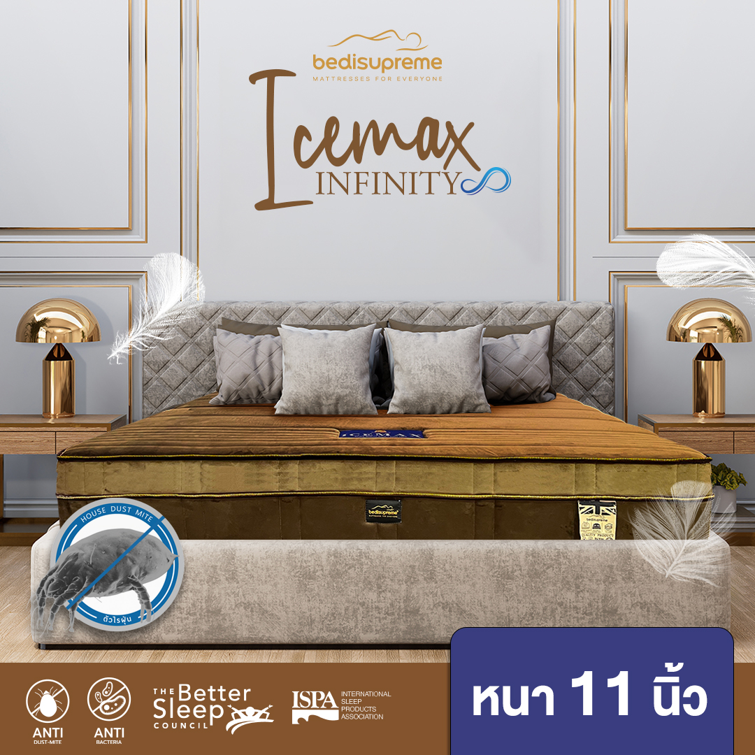 Bedisupreme ที่นอน Memory Foam 4 รุ่น 4 สไตล์ ICEMAX INFINITY 6 ฟุต - itthikrit.k@gmail.com ...