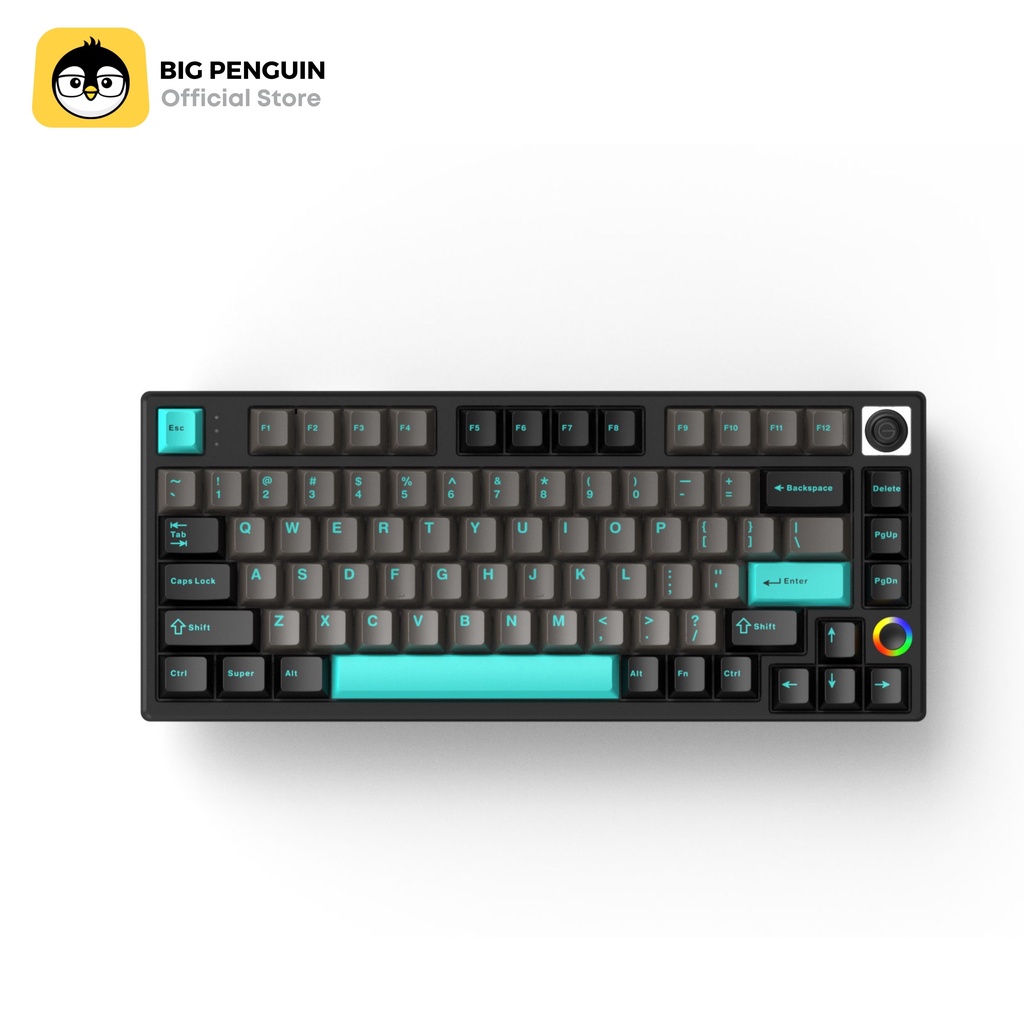 Bigpenguin Hello Ganss HS75T Hotswap RGB Bluetooth Keyboard Thai ...