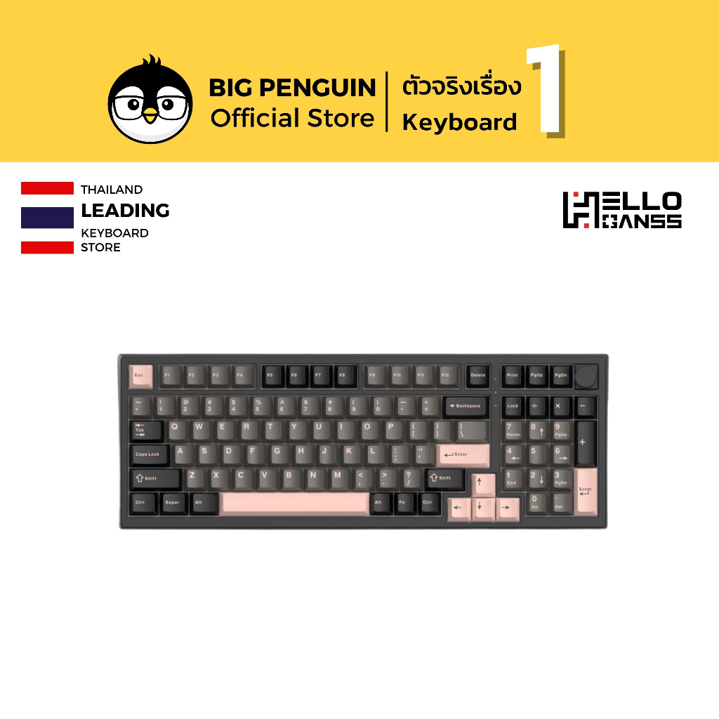 Bigpenguin Hello Ganss HS98T PRO V2 Hotswap RGB Bluetooth Keyboard ...