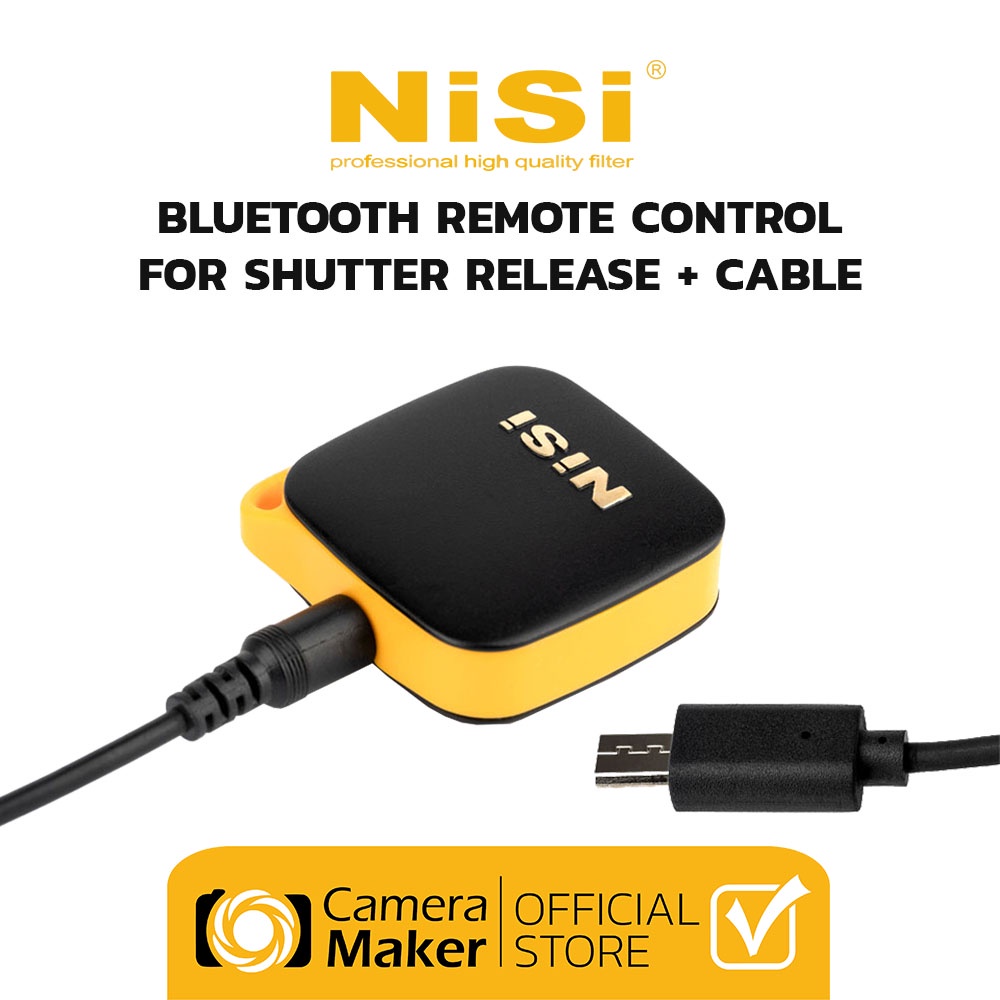 NiSi Bluetooth Remote Control รีโมท บลูทูธ สำหรับ Shutter Release มาพร้อมสาย Cable N3 / S2 S2 ...