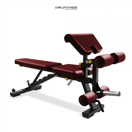 Core-Fitness Adjustable Multi-Function Bench (TS214) ม้านั่งยกน้ำหนัก ...