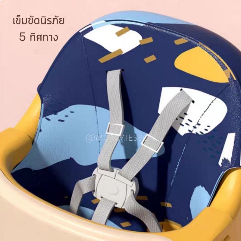 mommiesbox เก้าอี้ทานข้าวไฮแชร์ ปรับสูงได้ 2 ระดับ ดีไซน์สวย แข็งแรง ...