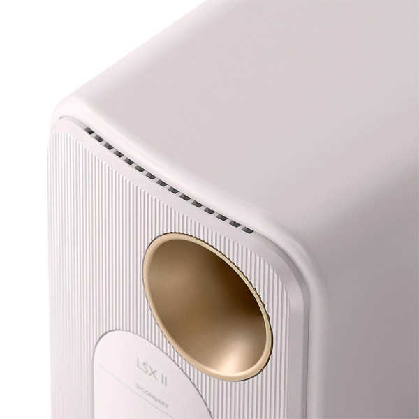 KEF LSX II ลำโพง Bookshelf Hi-Fi แบบไร้สาย 4.5 นิ้ว 200 วัตต์ MIneral White - ThaiPick