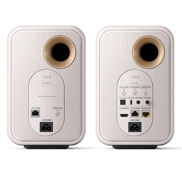 KEF LSX II ลำโพง Bookshelf Hi-Fi แบบไร้สาย 4.5 นิ้ว 200 วัตต์ MIneral White - ThaiPick