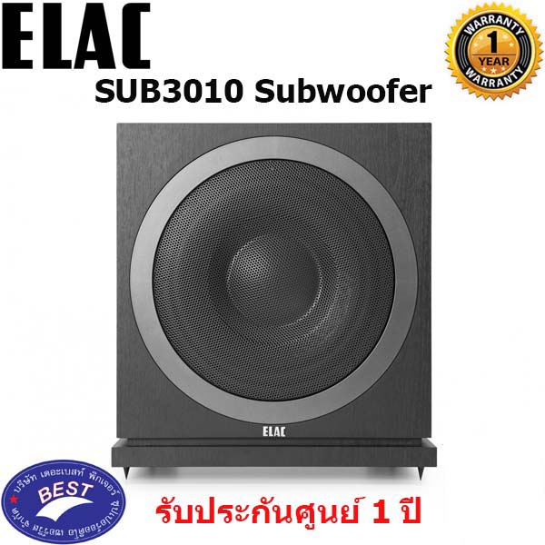 ELAC Debut SUB3010 400 Watt Powered Subwoofer ดำ - บจก.เดอะเบสท์ พิกเจ ...