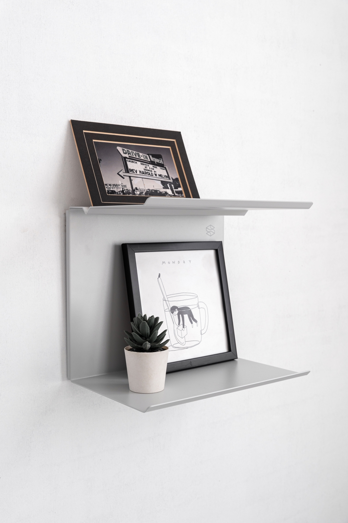 spacemaker.th Single Shelf-L ชั้นวางของตกแต่งบ้าน ชั้นวางของติดผนัง ของ ...