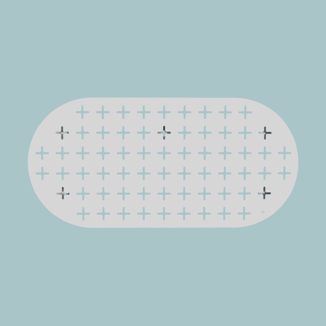 spacemaker.th Oval Deck Board แผ่นวางของกระดานติดผนัง อุปกรณ์ตกแต่ง ชั้นวางของแผ่นวางของติดผนัง ...