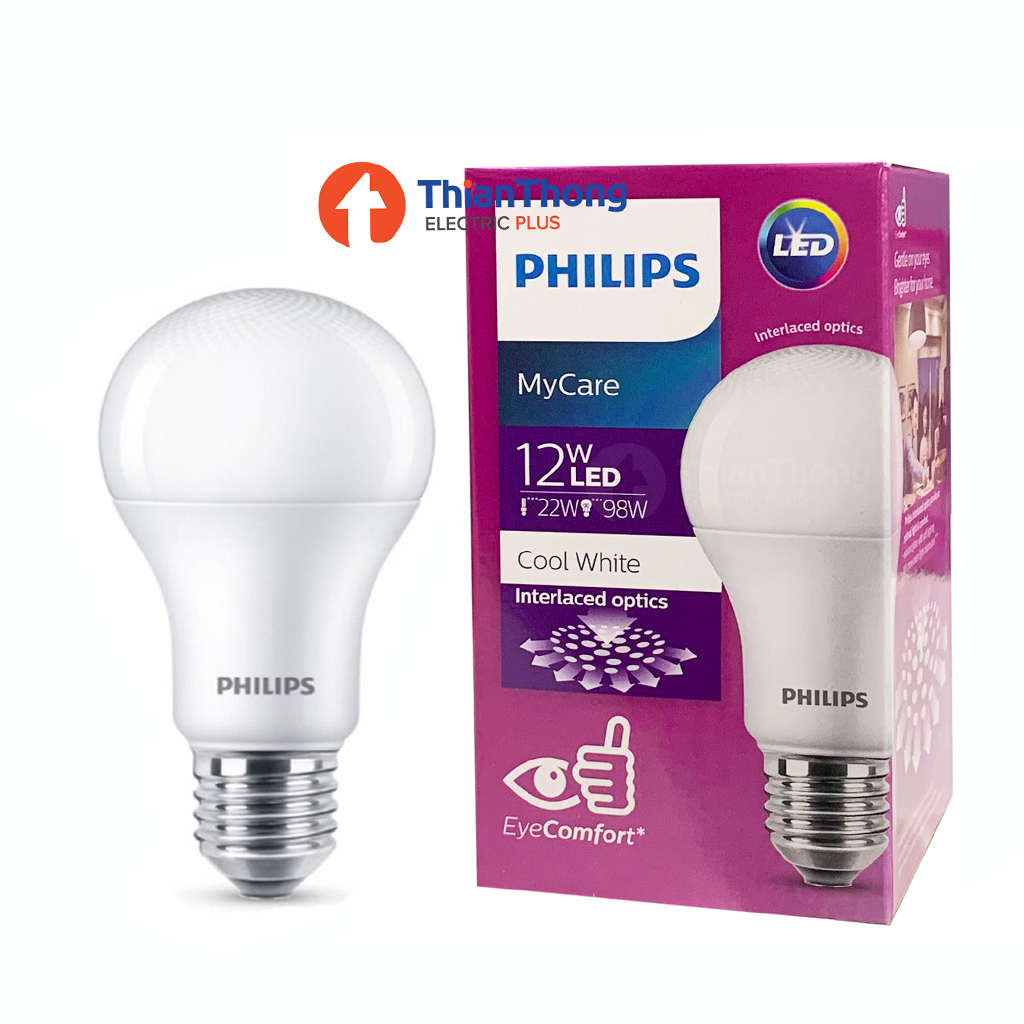 Philips MyCare LED Bulb 12W E27 CW CW 12w - บริษัท เทียนทอง อิเล็คทริค ...