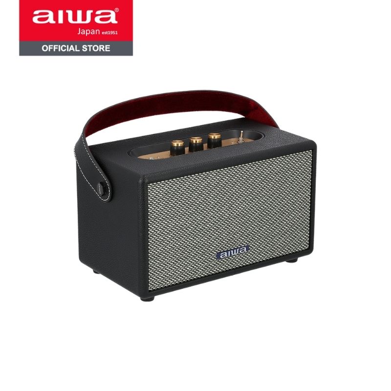 AIWA Retro II Bluetooth Speaker ลำโพงบลูทูธพกพา Black - บริษัท เวลแฟร์ ...