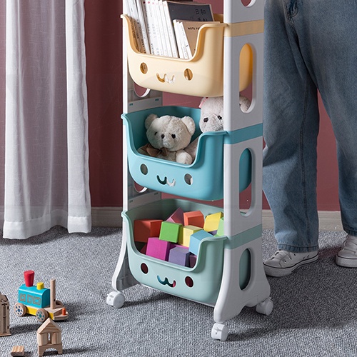 Foammy shop ชั้นวางของพลาสติกอเนกประสงค์ พร้อมล้อ รุ่น F1M049 3 ชั้น ...