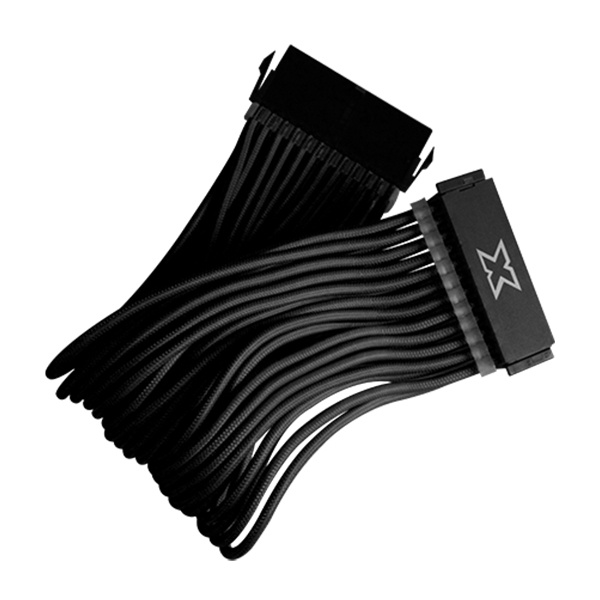 Xigmatek iCable Extension Cables black, 24 PSU / 8 Pin GPU Power 24PIN ...