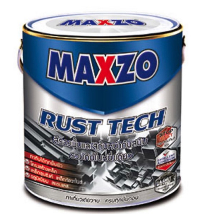 MAXZO RUST TECH สีทาเหล็ก 2 IN 1 ชนิดด้าน สีขาว - บริษัท ดีดีโฮม ...
