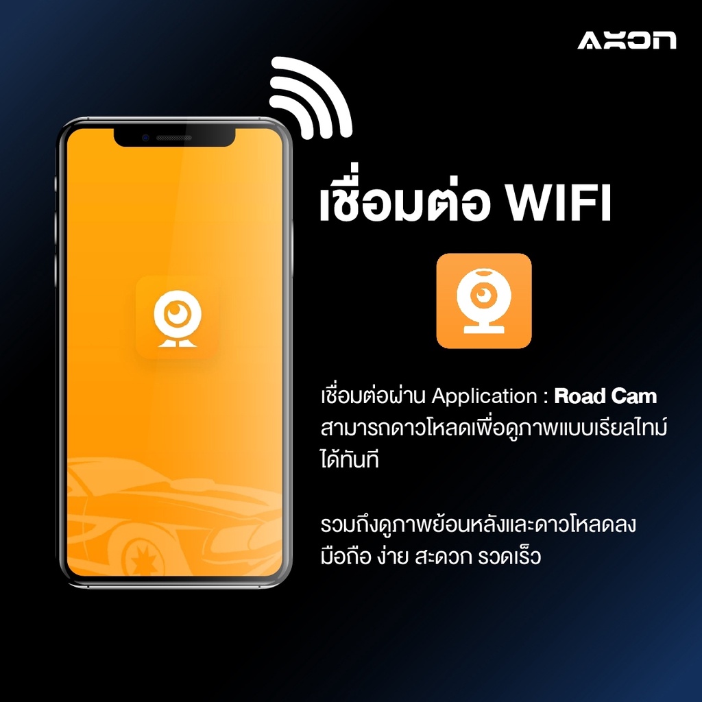 AXON F1 Pro Dash Cam 4K กล้องติดรถยนต์อัฉริยะ 150 ° องศามุมกว้าง จอ ...