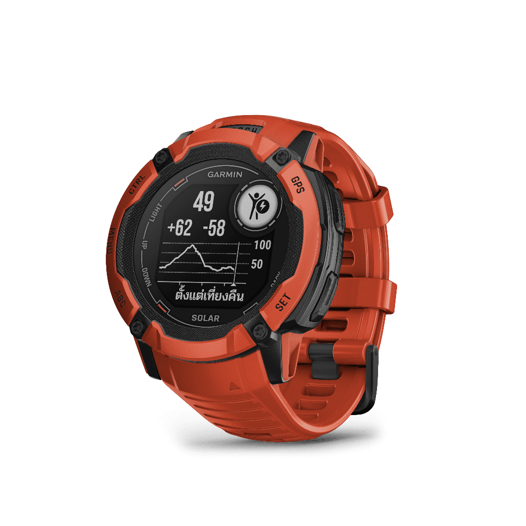 Garmin Instinct 2X Solar Flame Red - ThaiPick