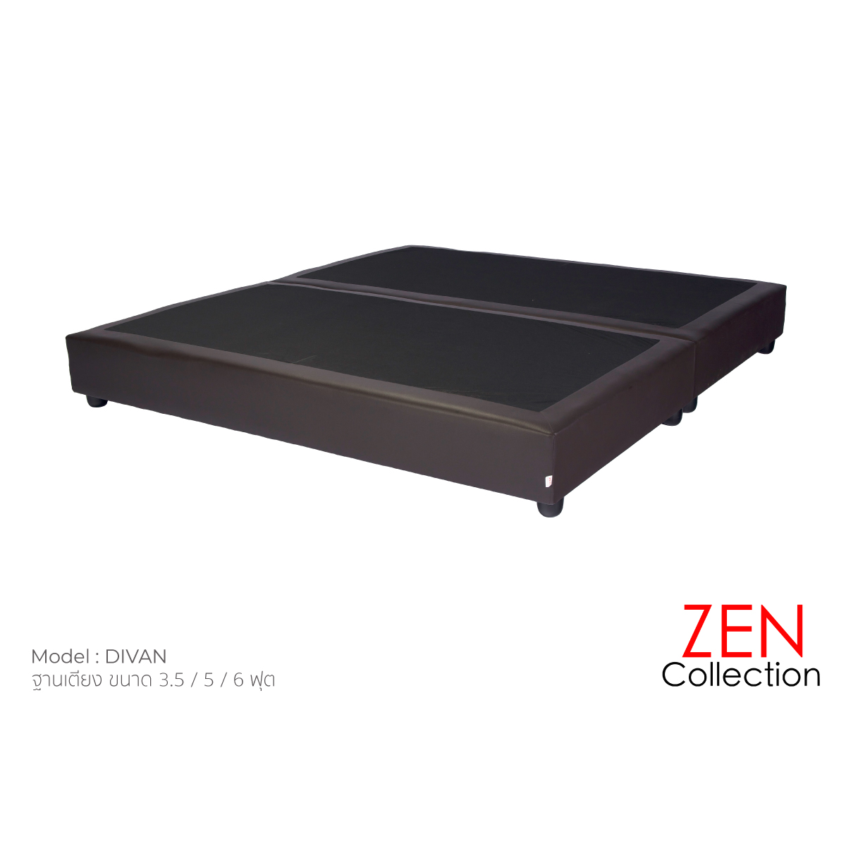 ZEN Collection ฐานเตียง รุ่น DIVAN Bedding frame สี Brown 5' - บริษัท ...