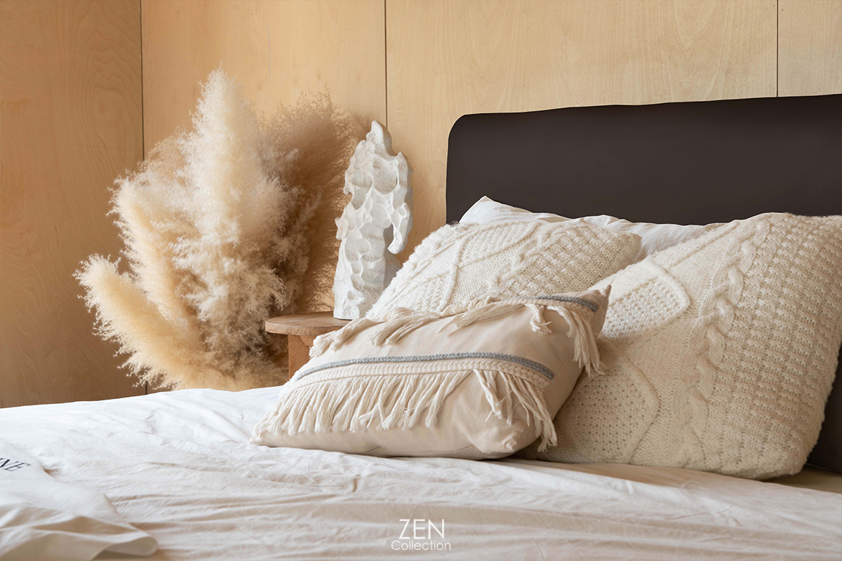 ZEN Collection NEW YORK Bedding frame Brown 5' - บริษัท อินเตอร์ วูด ...