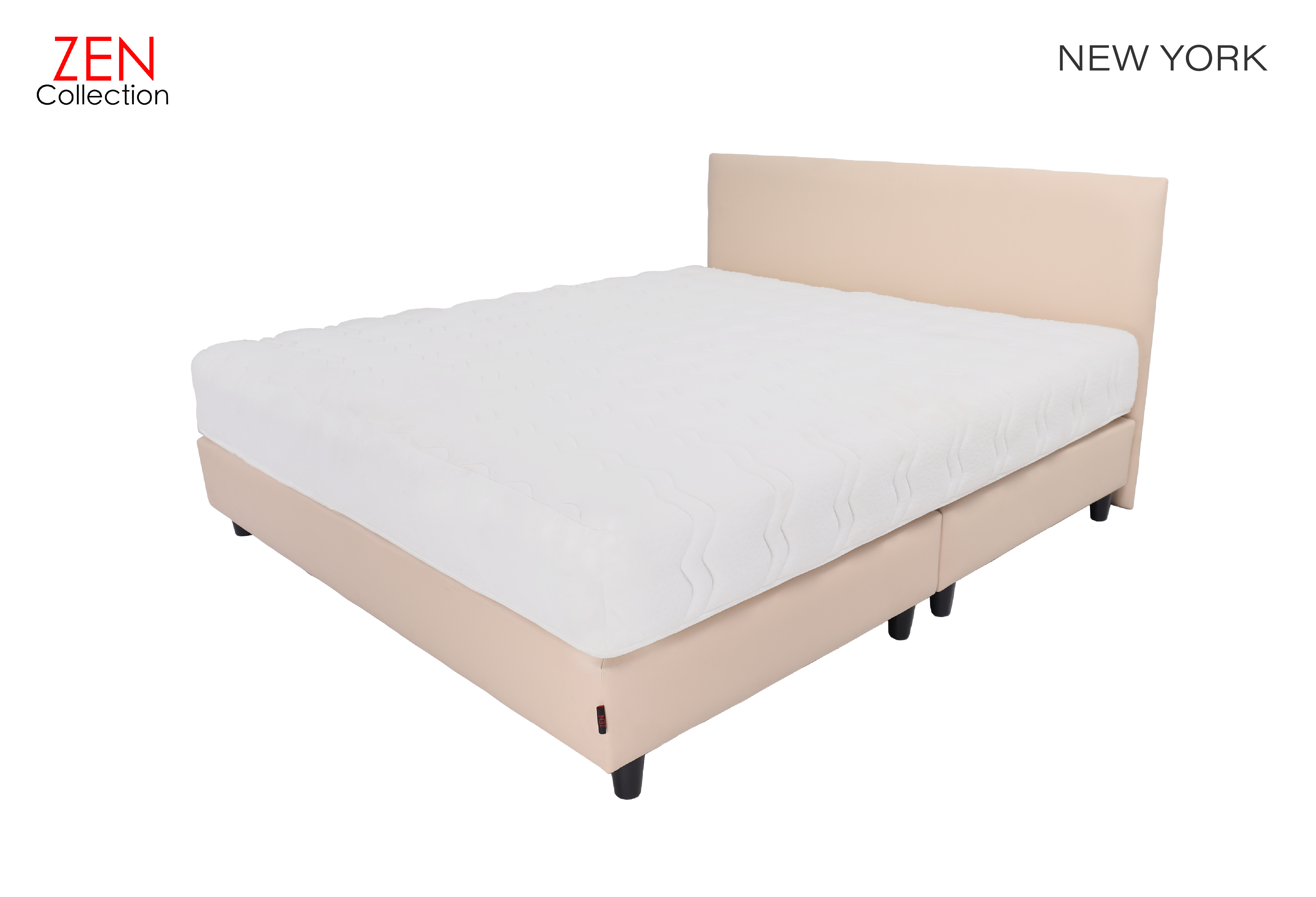 ZEN Collection ฐานเตียง รุ่น NEW YORK Bedding frame สีครีม 5' - บริษัท ...