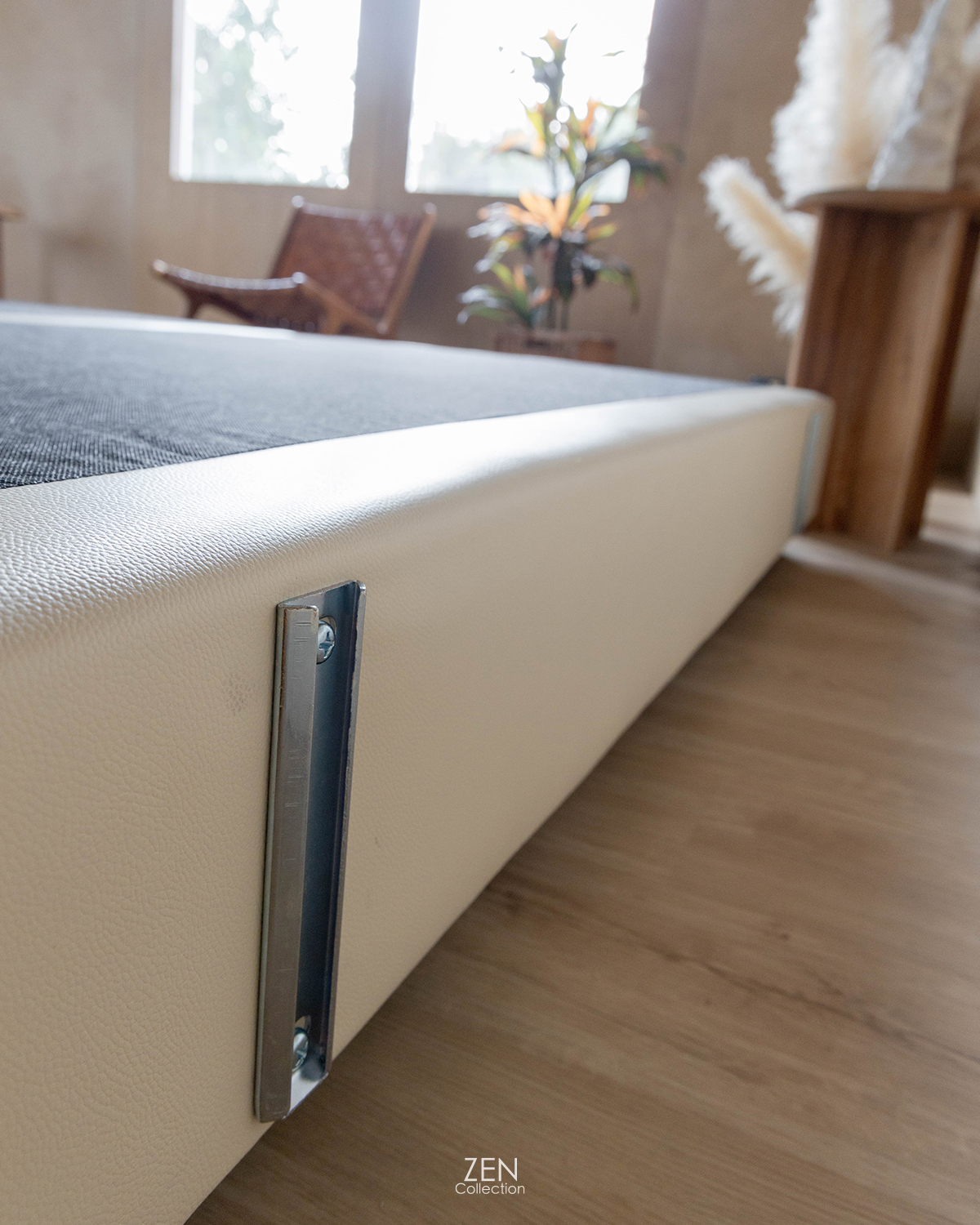 NEW YORK Bedding frame 6' / 5' / 3'6" | Cream 3'6" - บริษัท อินเตอร์ ...