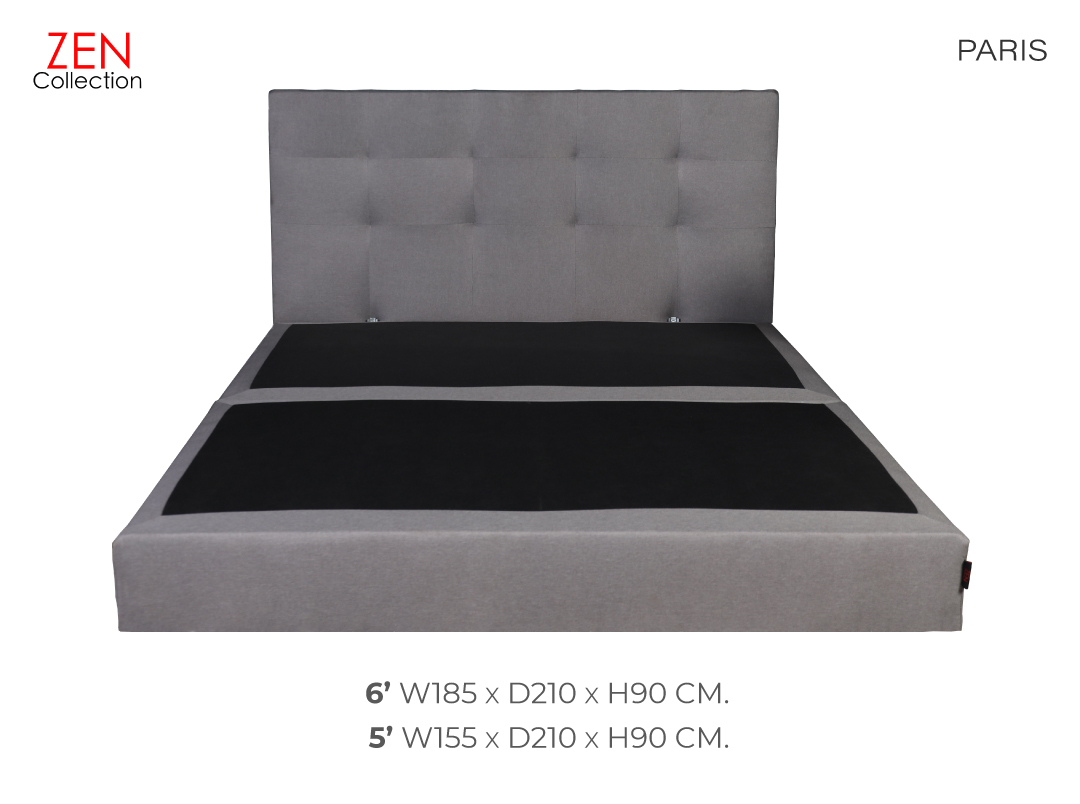 ZEN Collection ฐานเตียง รุ่น PARIS Bedding Frame 6' - บริษัท อินเตอร์ ...
