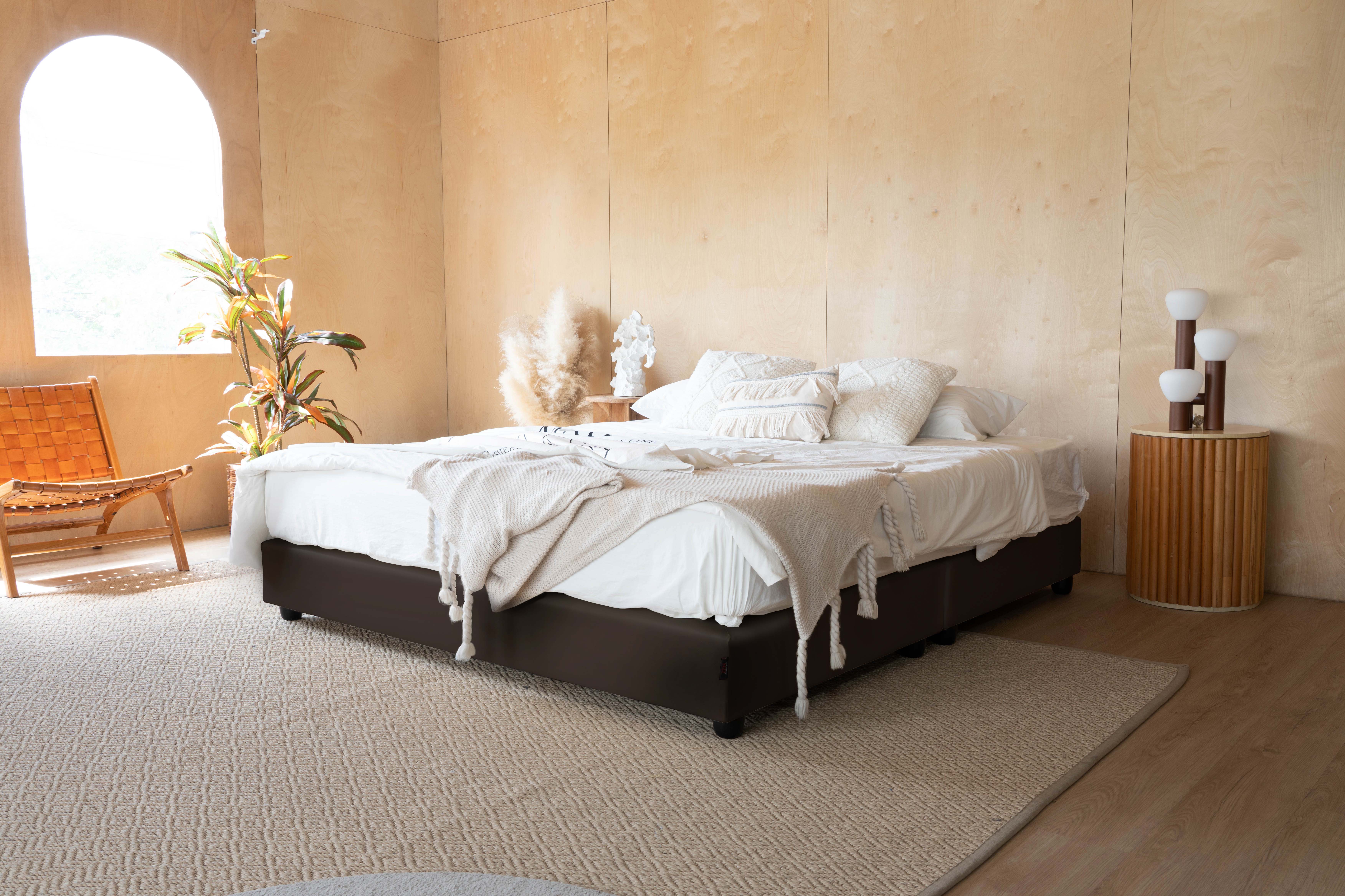 ZEN Collection ฐานเตียง รุ่น DIVAN Bedding frame สี Brown 5' - บริษัท ...