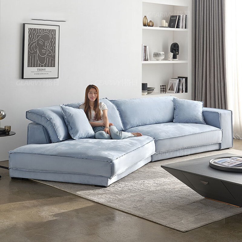 Bunise โซฟาผ้า 4ที่นั่ง โซฟารับแขก ไส้ฟองน้ำลาเท็กซ์ โซฟาเข้ามุม 310 x ...