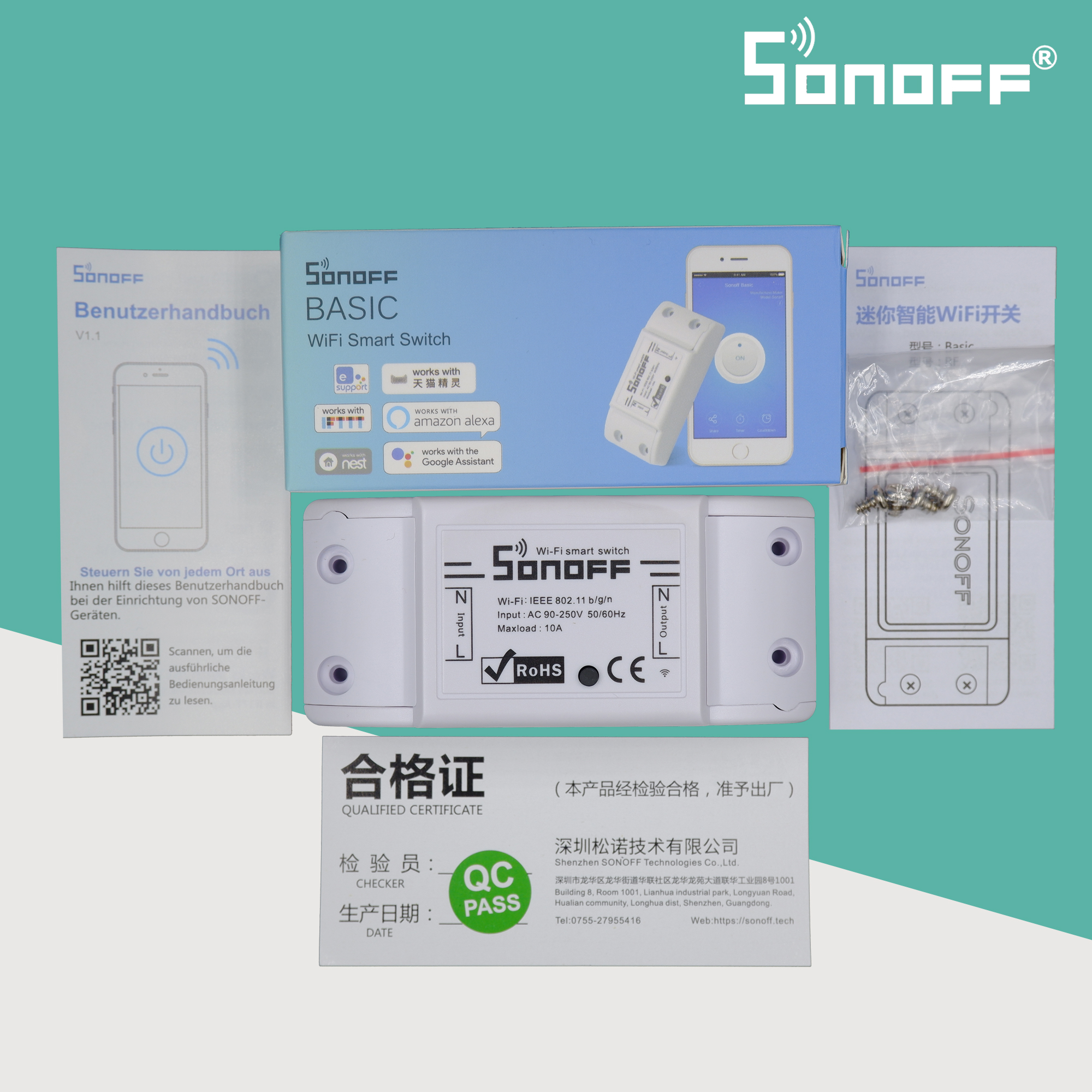 Sonoff BASIC R2 สีขาว - ThaiPick