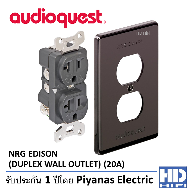 Audioquest Duplex Wall Outlet NRG Edison (20A) - บริษัท เอชดี ไฮไฟ ...