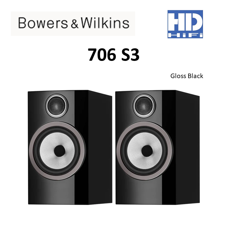 Bowers&Wilkins 706 S3 Gloss Black - บริษัท เอชดี ไฮไฟ จำกัด - ThaiPick