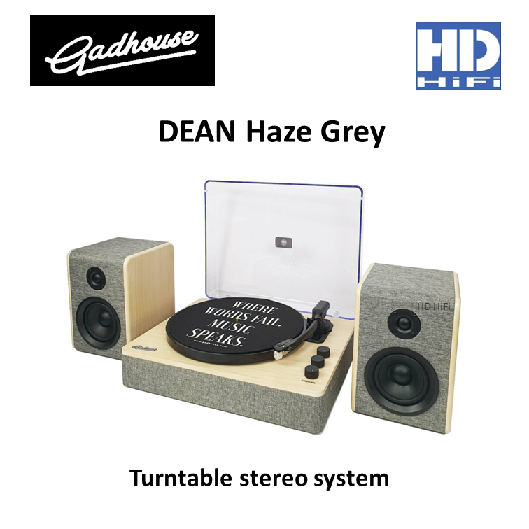 GADHOUSE DEAN Turntable stereo system Haze Grey - บริษัท เอชดี ไฮไฟ ...