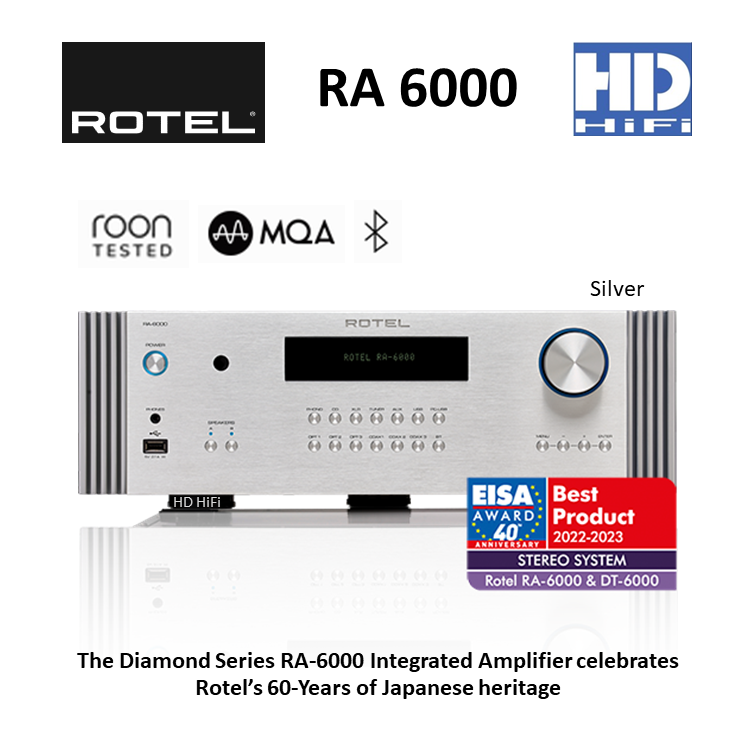 ROTEL RA-6000 Integrated Amplifier Silver - บริษัท เอชดี ไฮไฟ จำกัด ...
