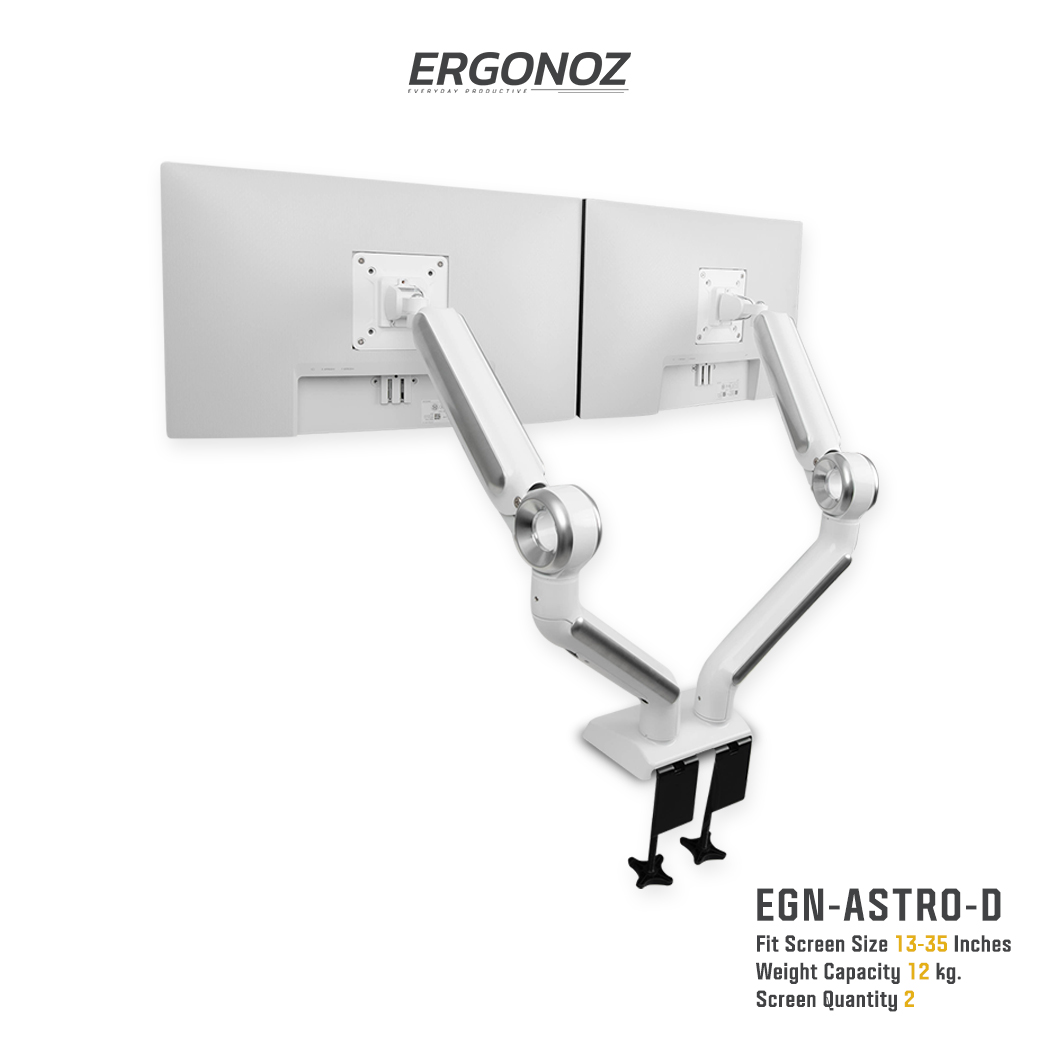 ERGONOZ Monitor Arms แขนจับจอ ขาตั้งจอคอม รุ่น 2 จอ (EGN-ASTRO-D ...