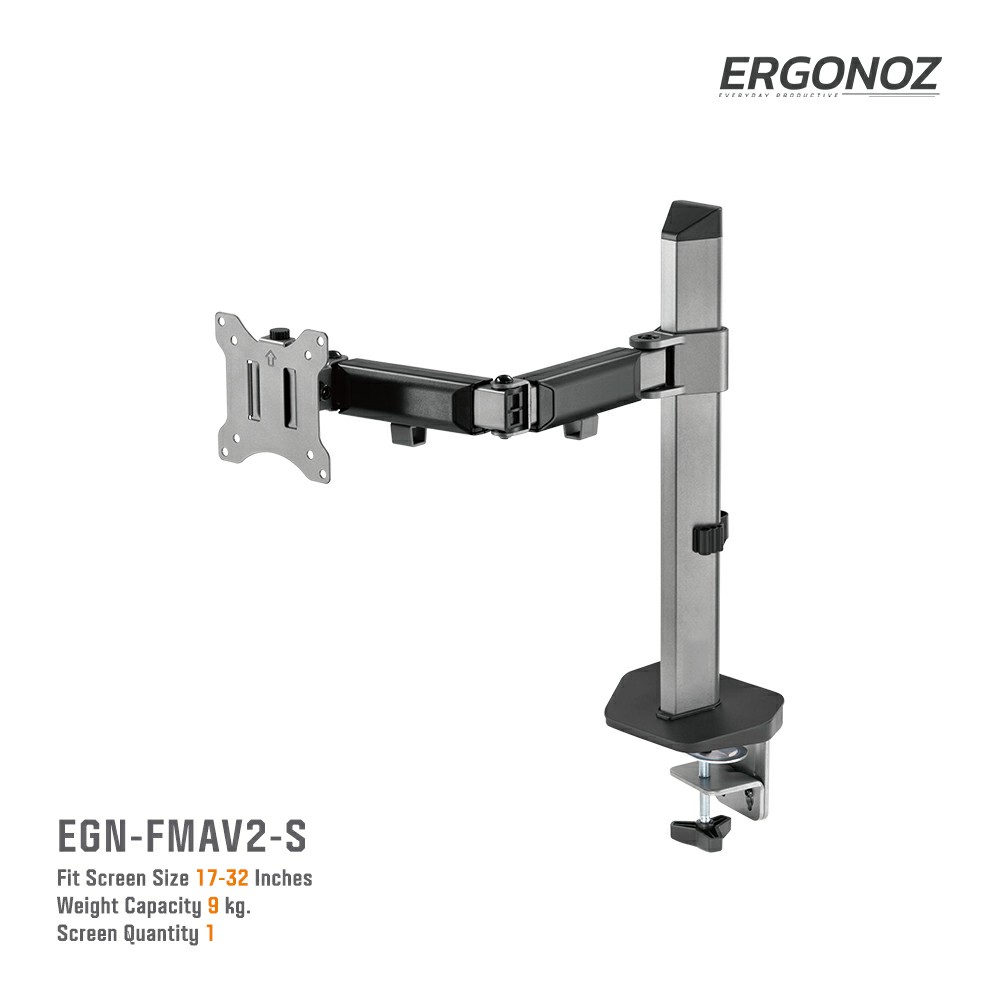 Ergotrend แขนจับจอ1แขน Monitor Arm รุ่น Robot 01 GEN2 10.00cm L ดำx 10.00cm - บริษัท เอ็มพีซินเน ...