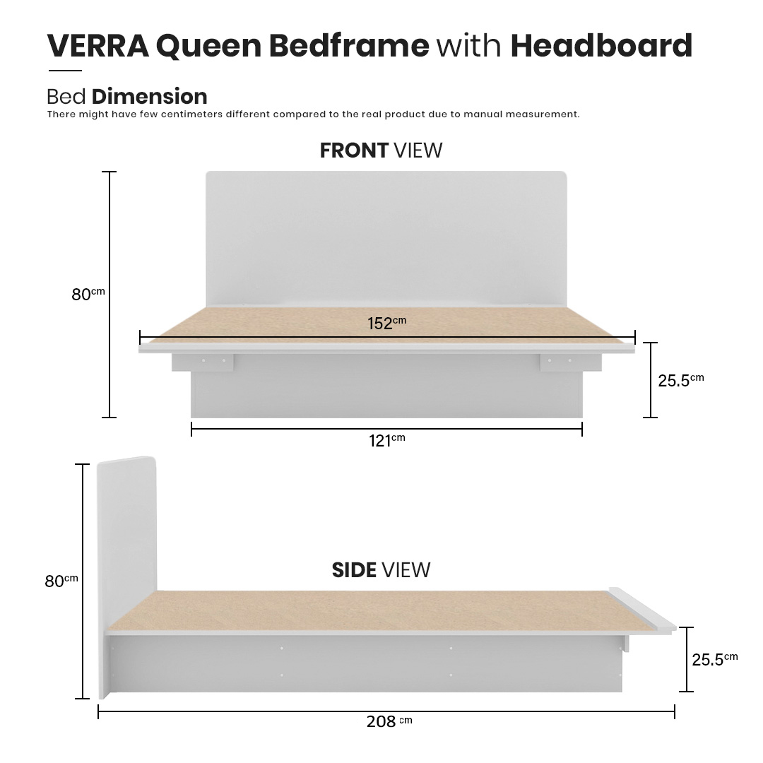 MR.CARLINO : VERA SERIES QUEEN BED เตียง เตียงไม้ เตียงควีนไซส์ เตียง 5 ...