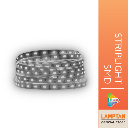 LAMPTAN ชุดหลอดไฟเส้น LED Striplight SMD 9w/เมตร ยาว 5 เมตร ใช้ภายใน ...