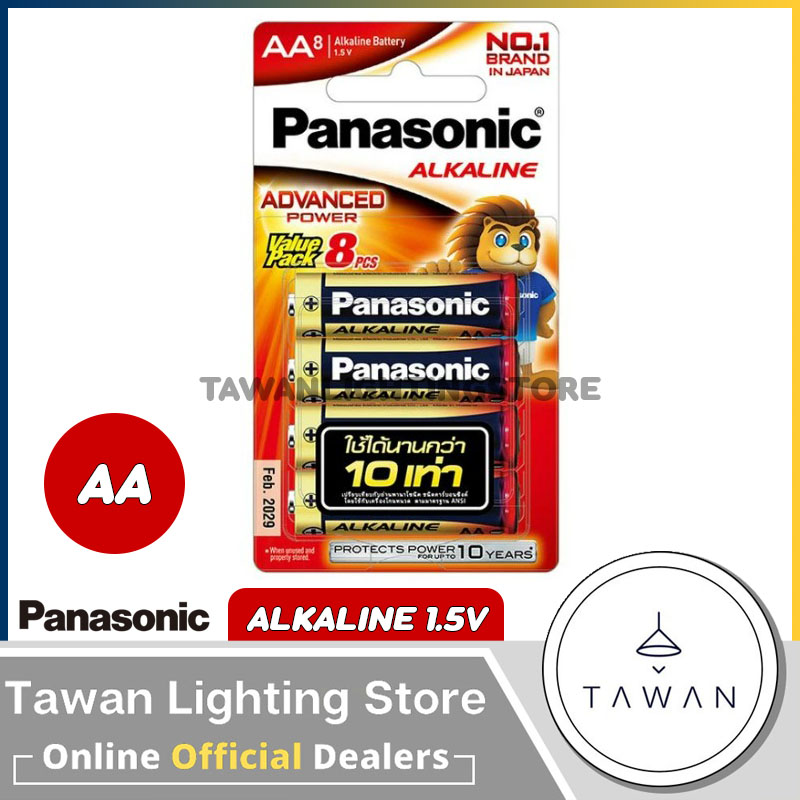 PANASONIC ถ่านอัลคาไลท์ AAA LR6T AAA แพ็ก4ก้อน - ThaiPick