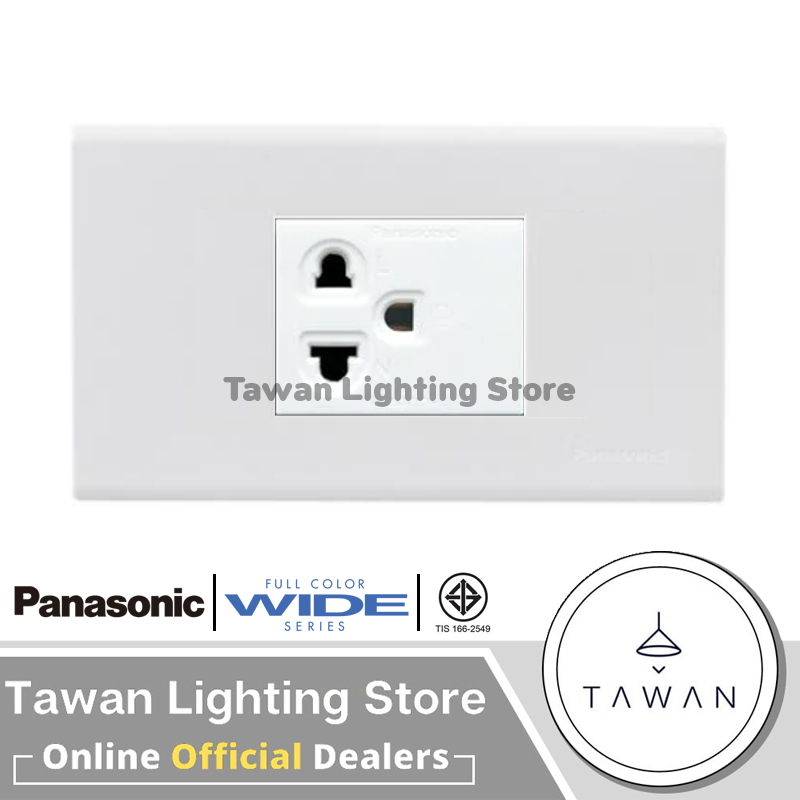 Panasonic ชุดกราวด์เดี่ยวพร้อมฝา รุ่น Full-Color Wide series รุ่นใหม่ ...