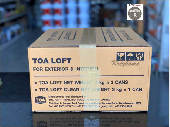 สีลอฟท์ TOA ปูนฉาบ ขัดมันสำเร็จรูป 7 วัน เทาอ่อน(Loft 1) เทาอ่อน(Loft 1) 10 Kg. 10 Kg. - บริษัท ...