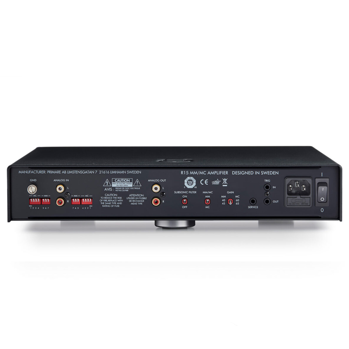 Primare R15 MM/MC phono preamplifier 35.00cm L x 33.00cm W Black ...