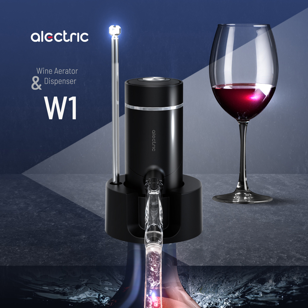 Alectric เครื่องจ่ายไวน์ พร้อมระบบเติมอากาศ รุ่น W1 - รับประกัน 3 ปี ...