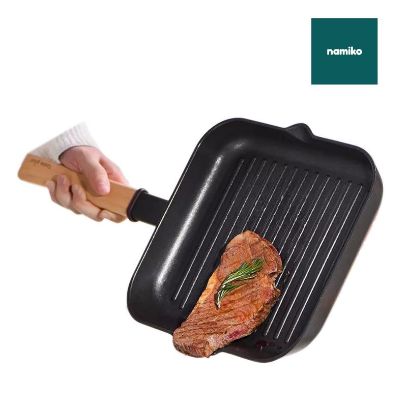 Namiko x Taste Plus Grill Pan กระทะสเต็ก 1.7ลิตร KTA1005 Black - บจก.ท็ ...