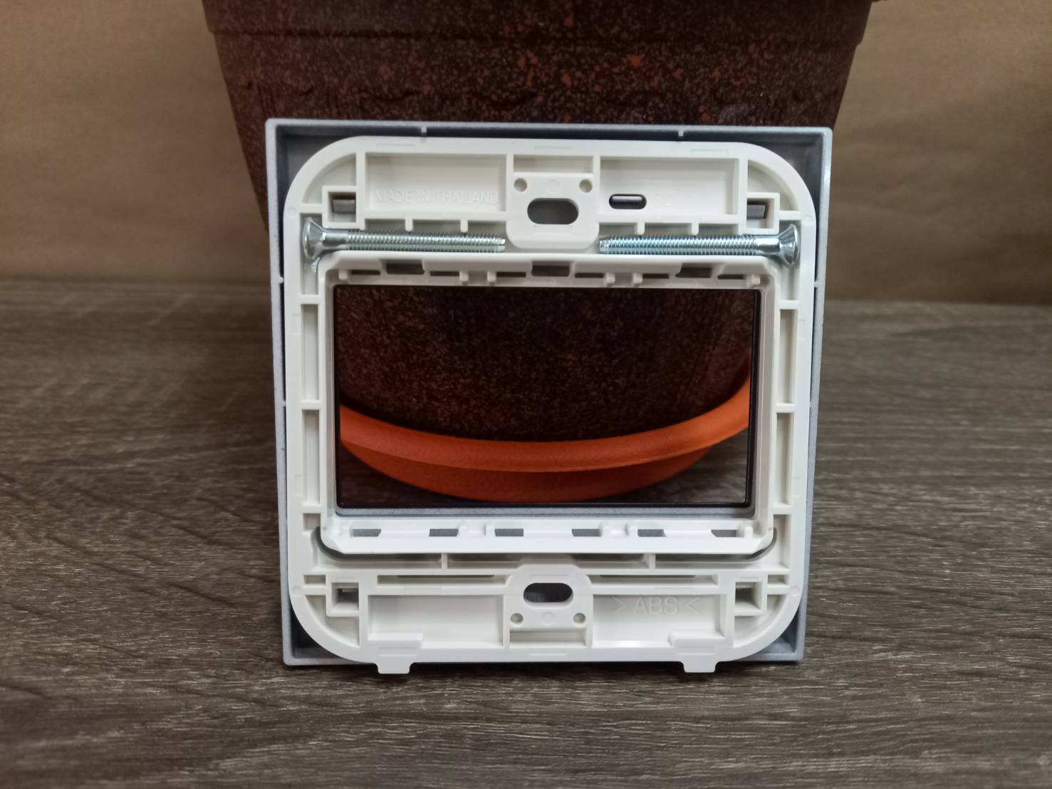 Mr.electric หน้ากากพานาโซนิคขนาด3*3 รุ่นBS-type สีmetallic white ...