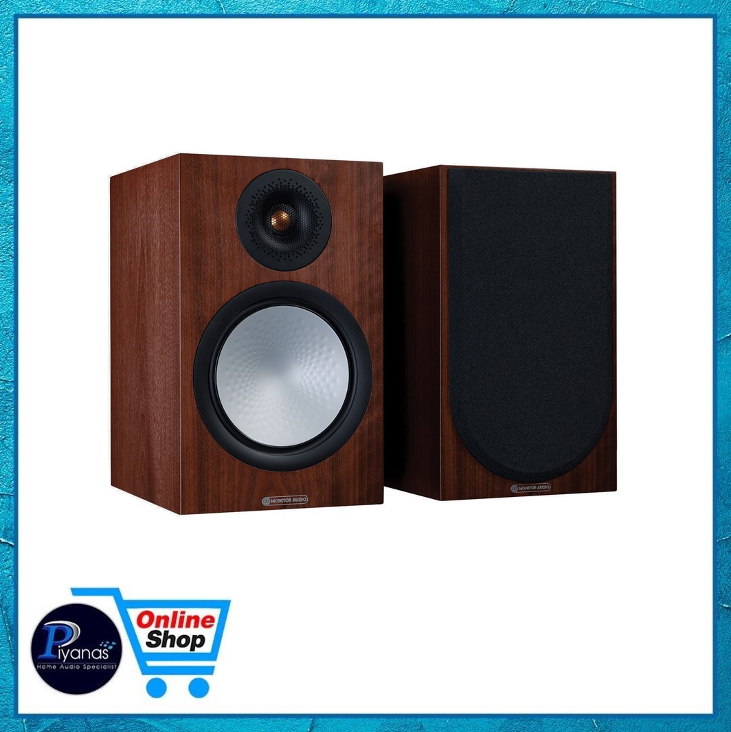 MONITOR AUDIO : SILVER-100 (HIGHGLOSS BLACK) 7G (NATURAL WALNUT) - ThaiPick