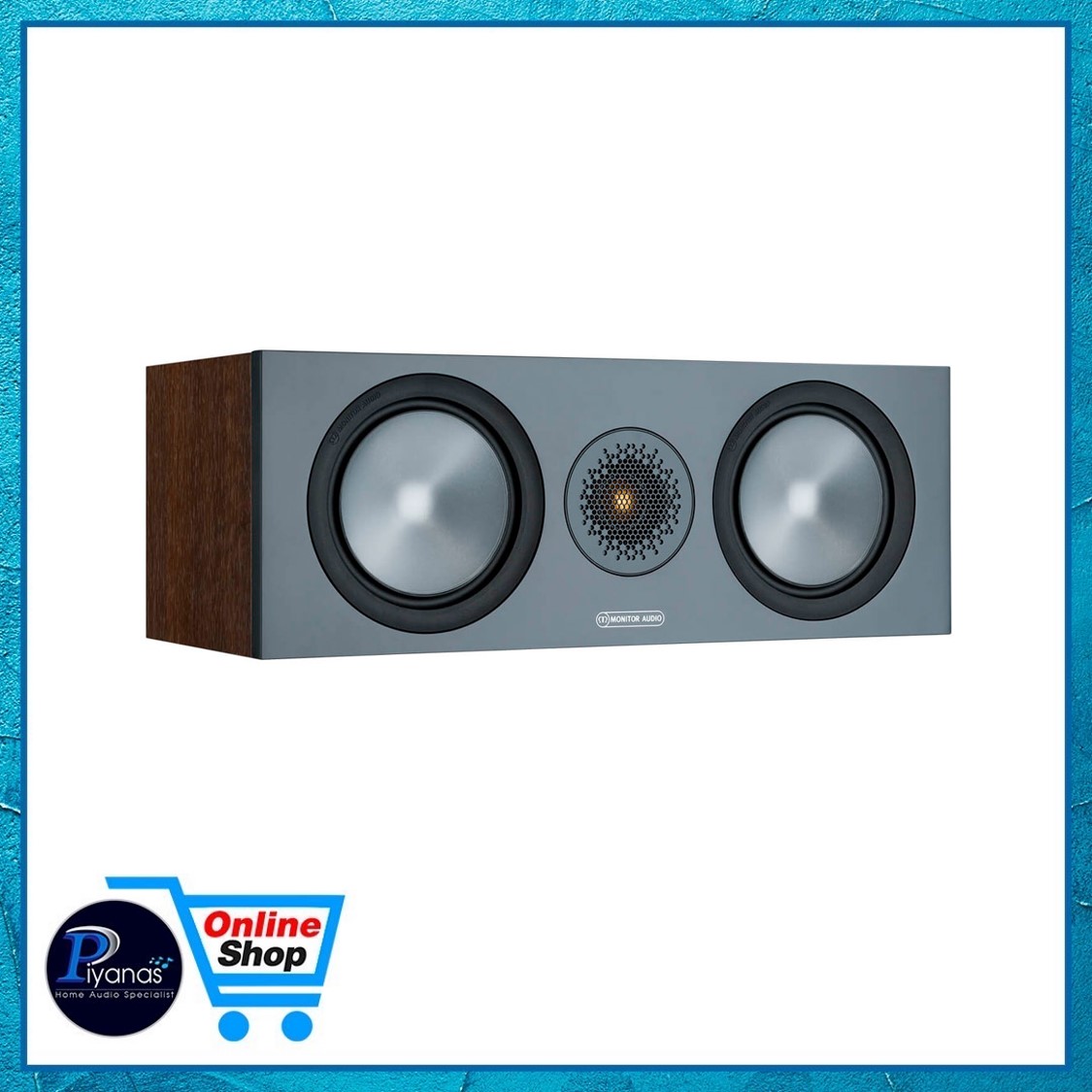 MONITOR AUDIO : BRONZE-C150 (BLACK/WALNUT) 6G WALNUT - ThaiPick