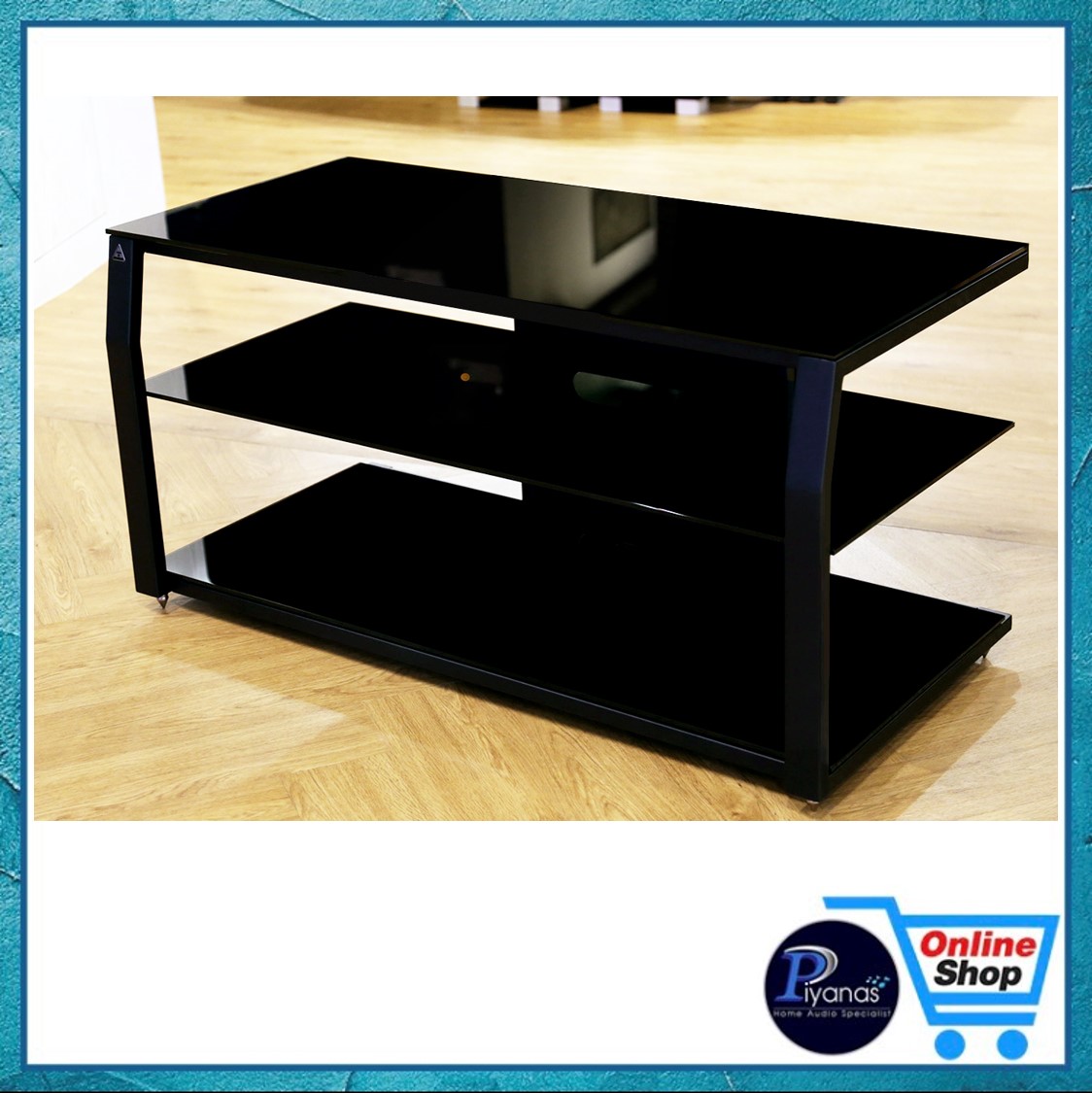 LOVAN Hi-Fi Rack : LS-KV2TV (BLACK GLASS) Black Glass - บริษัท ปิยะนัส ...