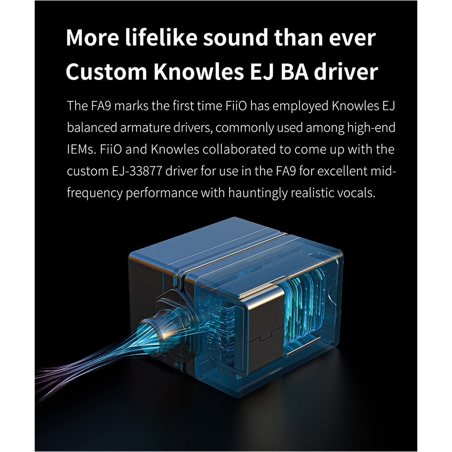 FiiO FA9 หูฟัง Black - ThaiPick