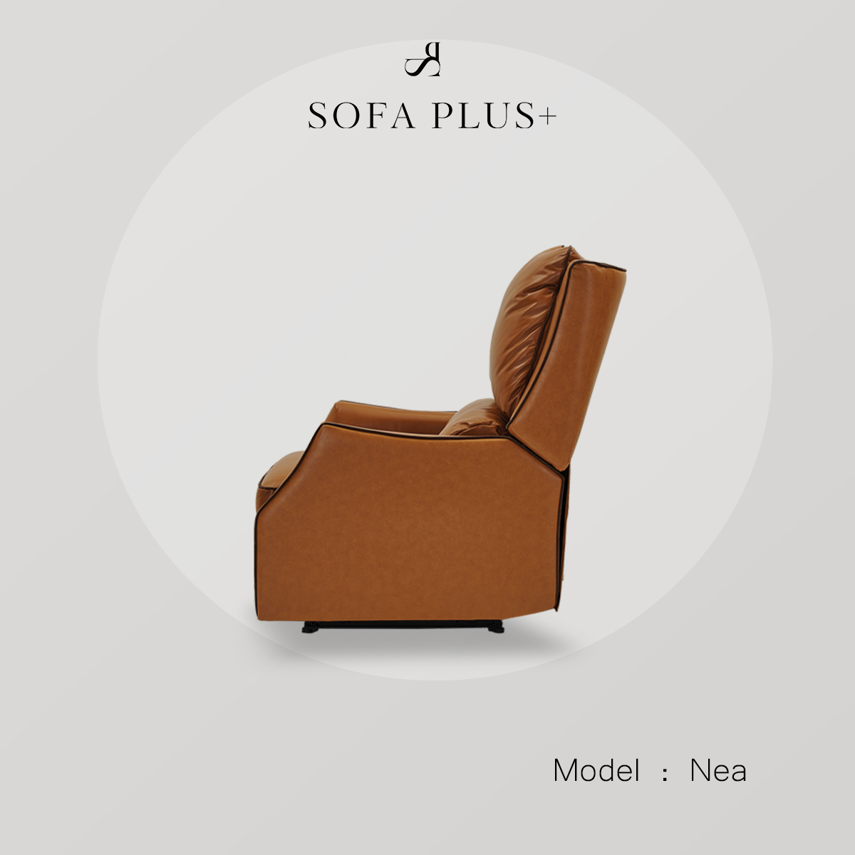 Sofa Plus | โซฟาหนังแท้ผิวสัมผัส Recliner รุ่น Nea 68x85 CM ปรับไฟฟ้า - บริษัท โซฟา เฮ้าส์ 1998 ...