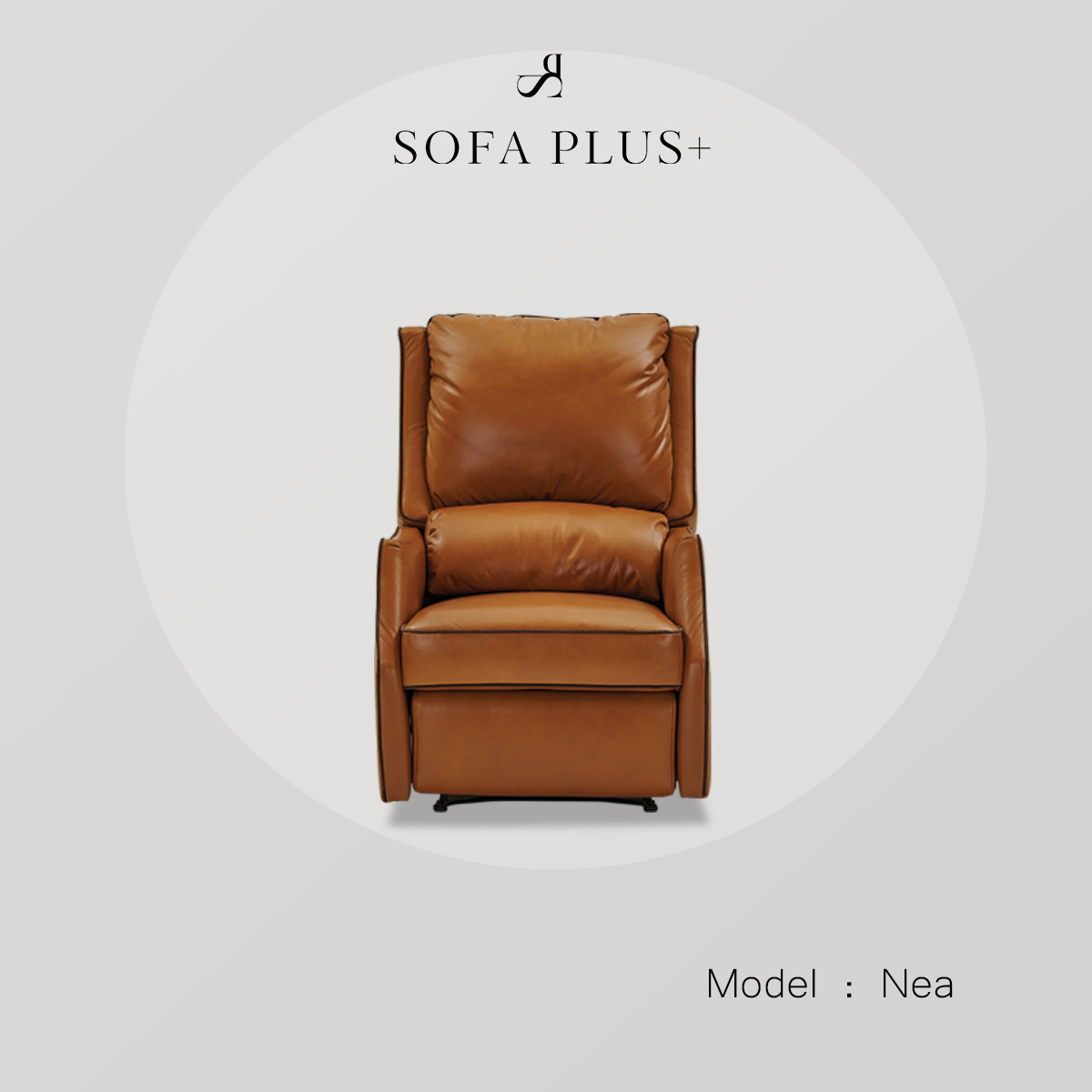 Sofa Plus | โซฟาหนังแท้ผิวสัมผัส Recliner รุ่น Nea 68x85 CM ปรับไฟฟ้า - บริษัท โซฟา เฮ้าส์ 1998 ...