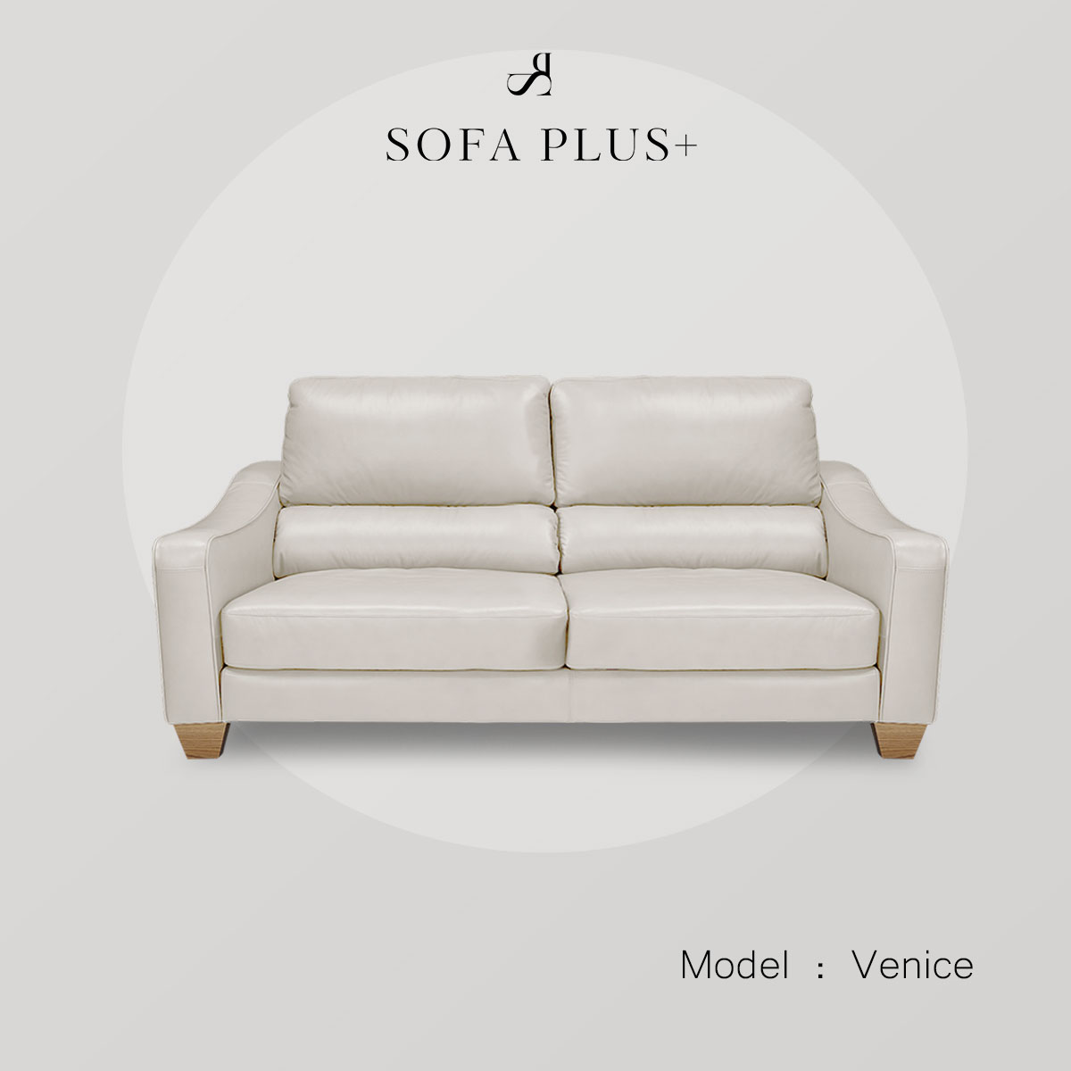 Sofa Plus | โซฟารุ่น Venice ขนาด 190 x 90 CM 190 cm genuineLeather หนังวัวออสเตรเลียแท้ทั้งตัว ...